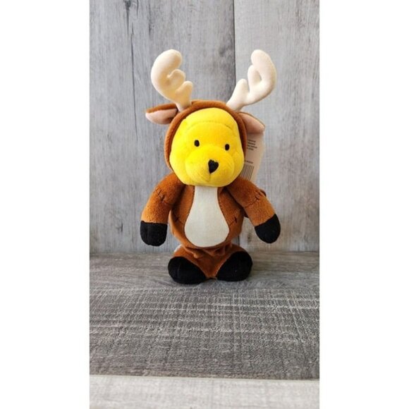 Toys | Walt Disney World Christmas Winnie The Pooh Reindeer Wind Up Hop ...